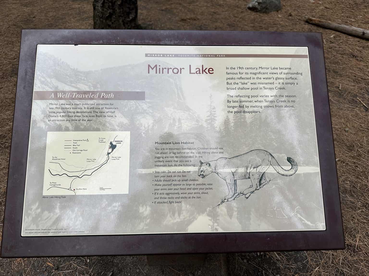 Mirror Lake Trail in Yosemite National Park - tastecaliforniatravel.com